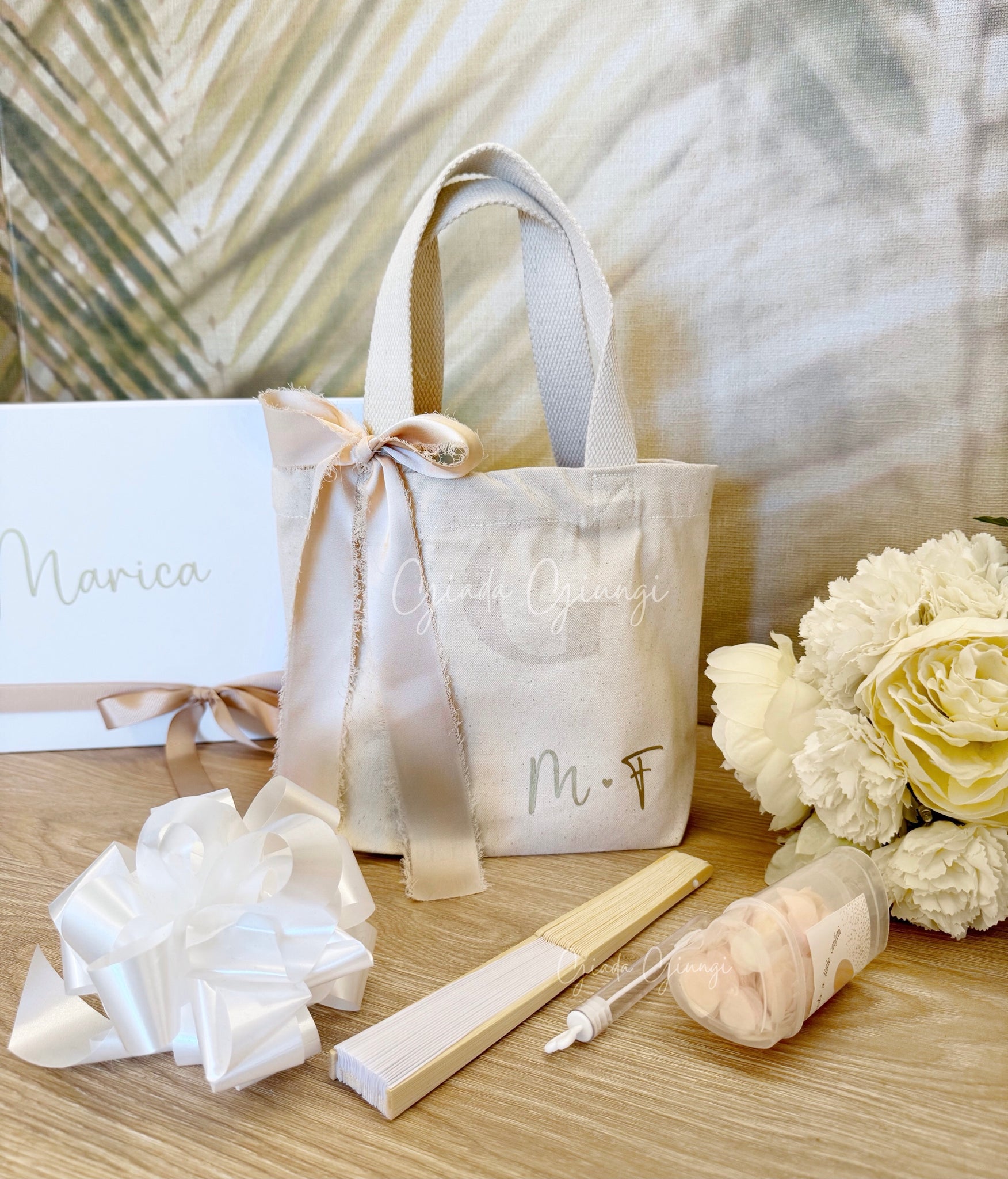 Wedding Bag Personalizzata in Cotone per Matrimoni – giada giungi